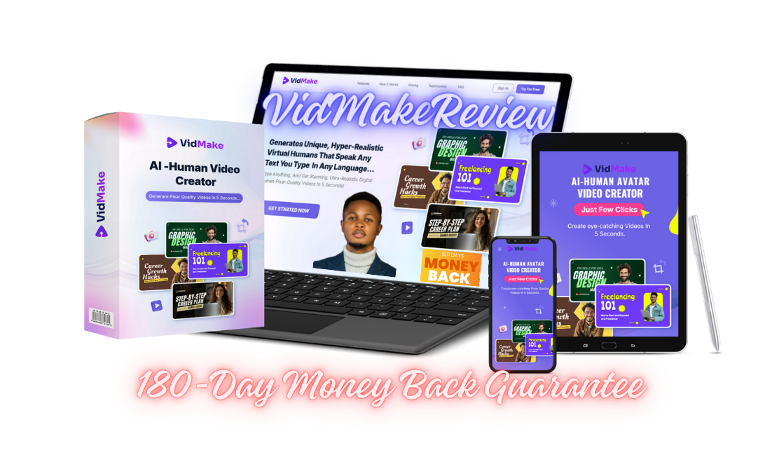 VidMake Review (Seun Ogundele)-{STOP} World’s First Generative “AI ...